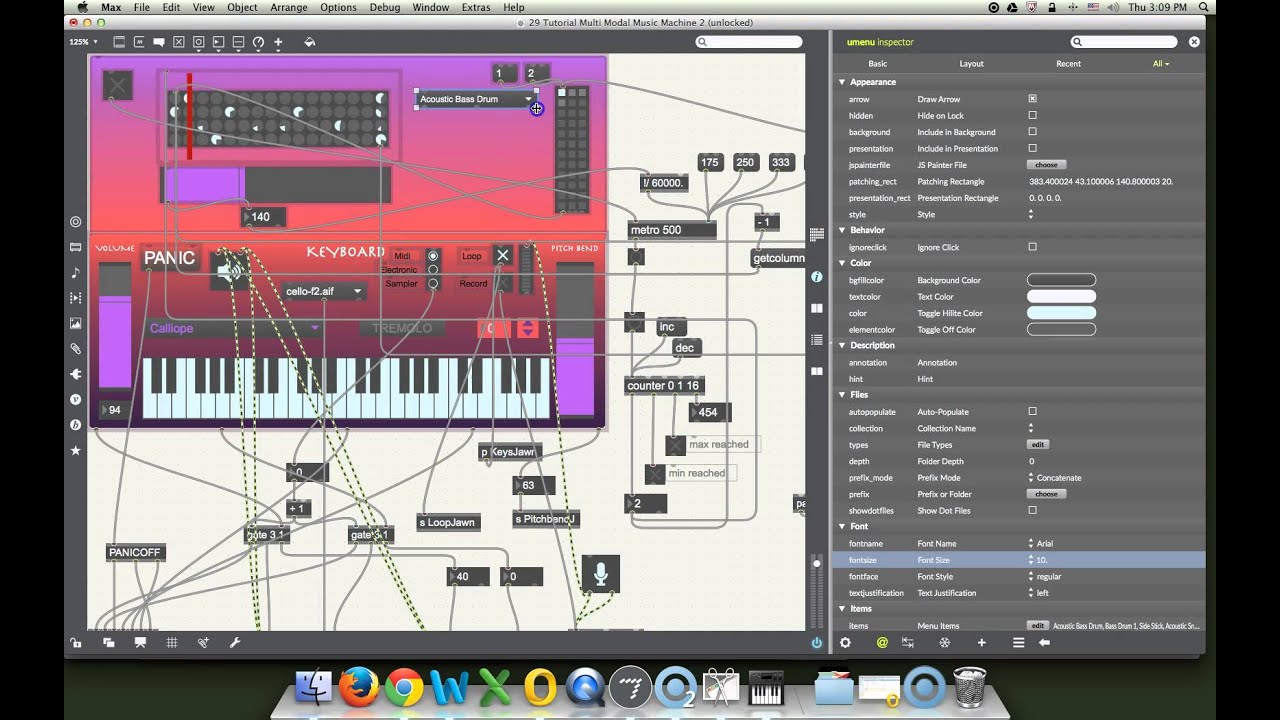 Max 7 Tutorial # 29: Multi Modal Music Machine (2)