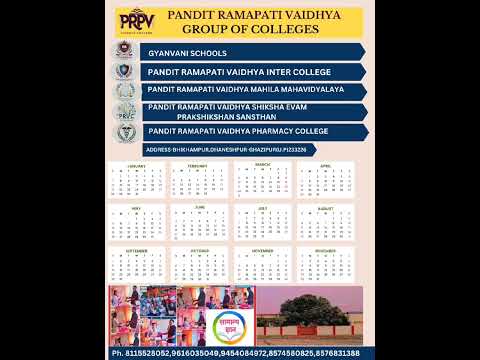 @academic.calendar 2024 |PRPV COLLEGE GROUP|#PRPVCOLLEGES