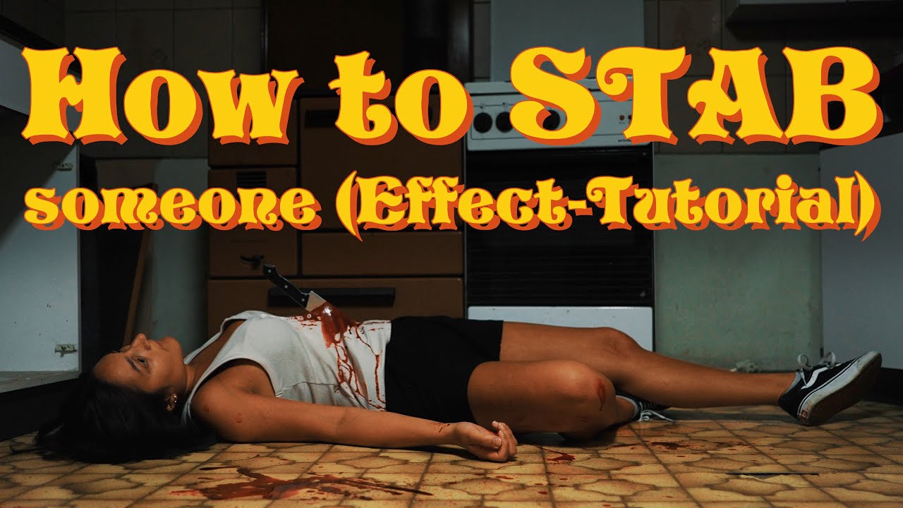 How to STAB someone?! (Horrorfilm Effect Tutorial)