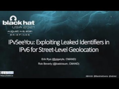 IPvSeeYou: Exploiting Leaked Identifiers in IPv6 for Street-Level Geolocation