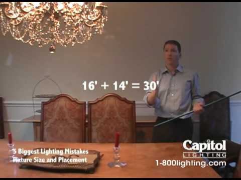 Proper Size & Placement for Your Home's Lighting Fixtures