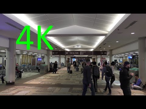 A 4K Tour of Nashville International Airport (BNA): Concourses A, B, and C