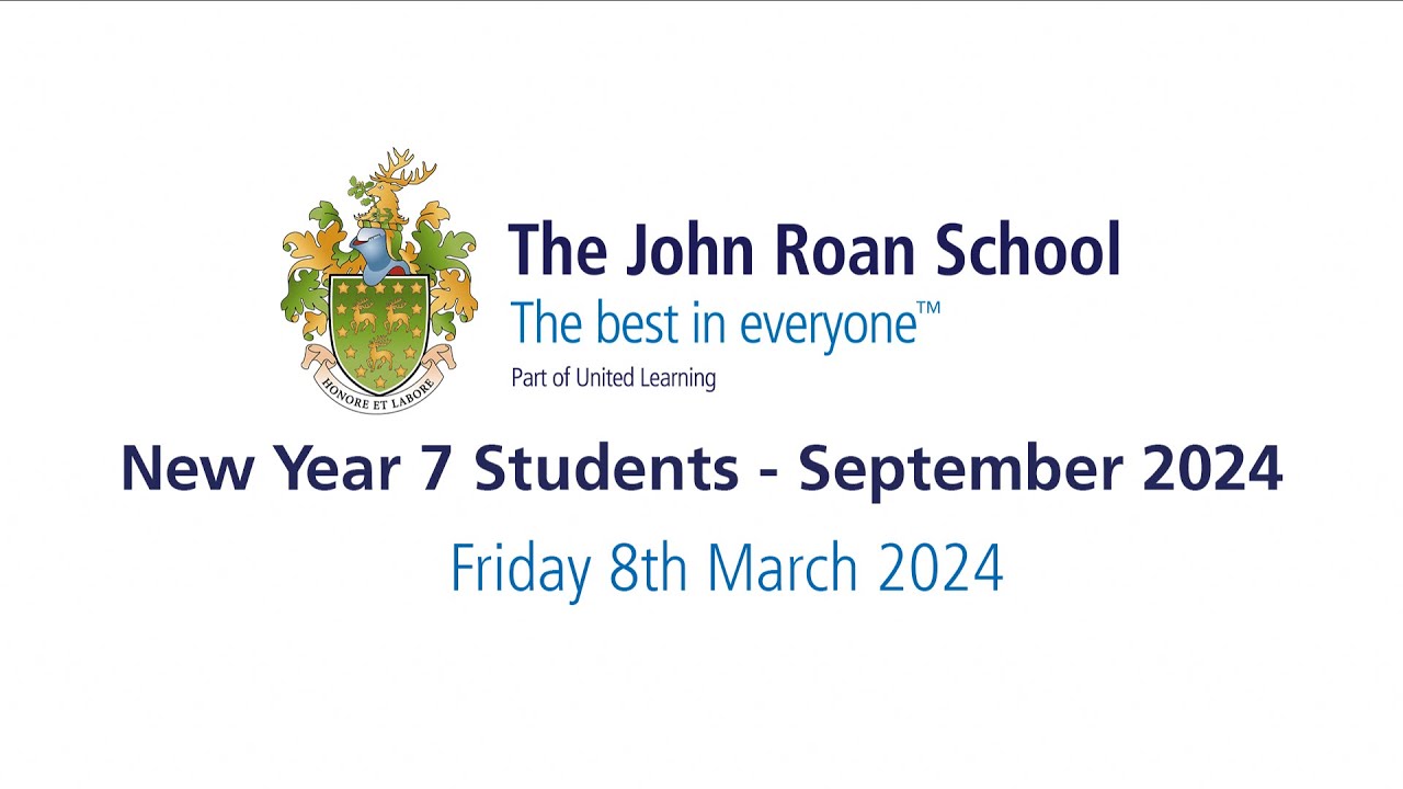 Primary to Secondary Transition | Admissions | The John Roan School