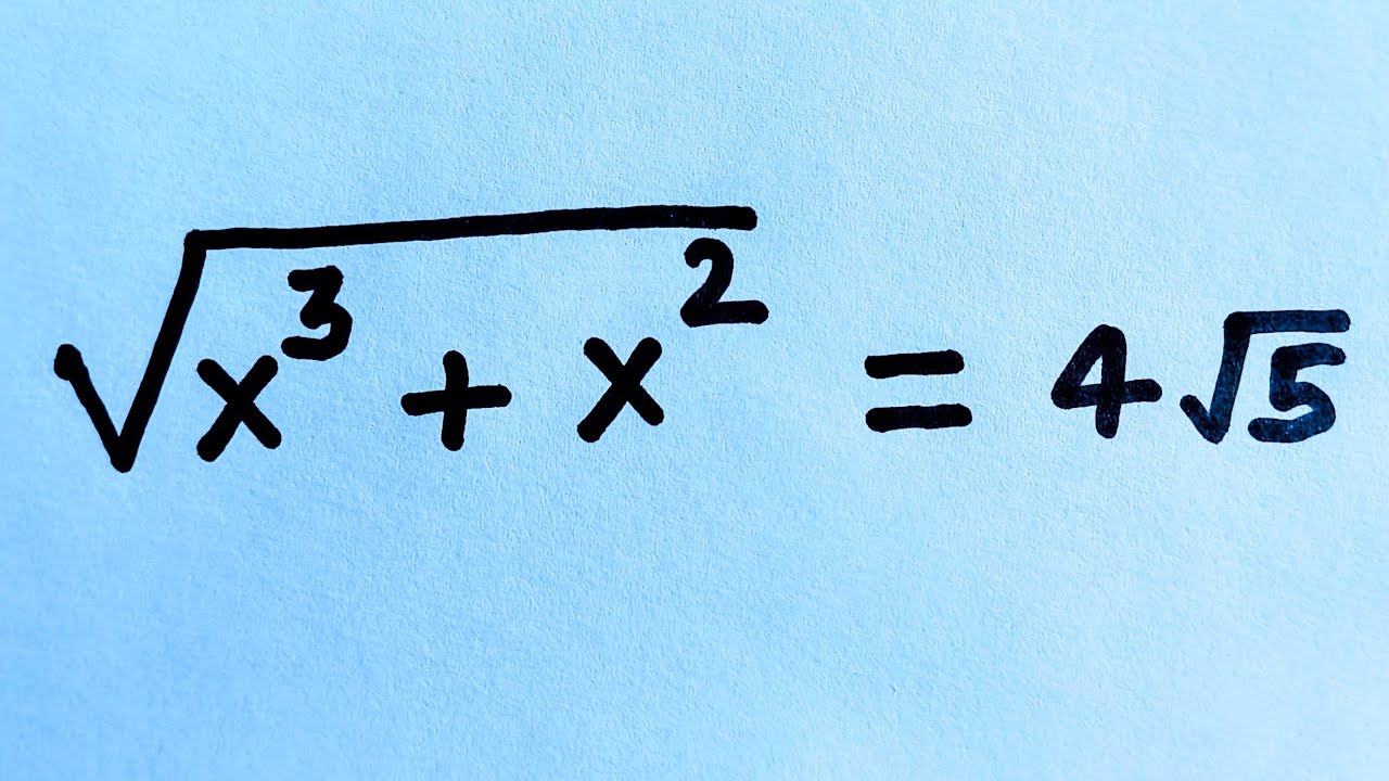 Nice Square Root Algebra Math Simplification | Math Olympiad | X = ?