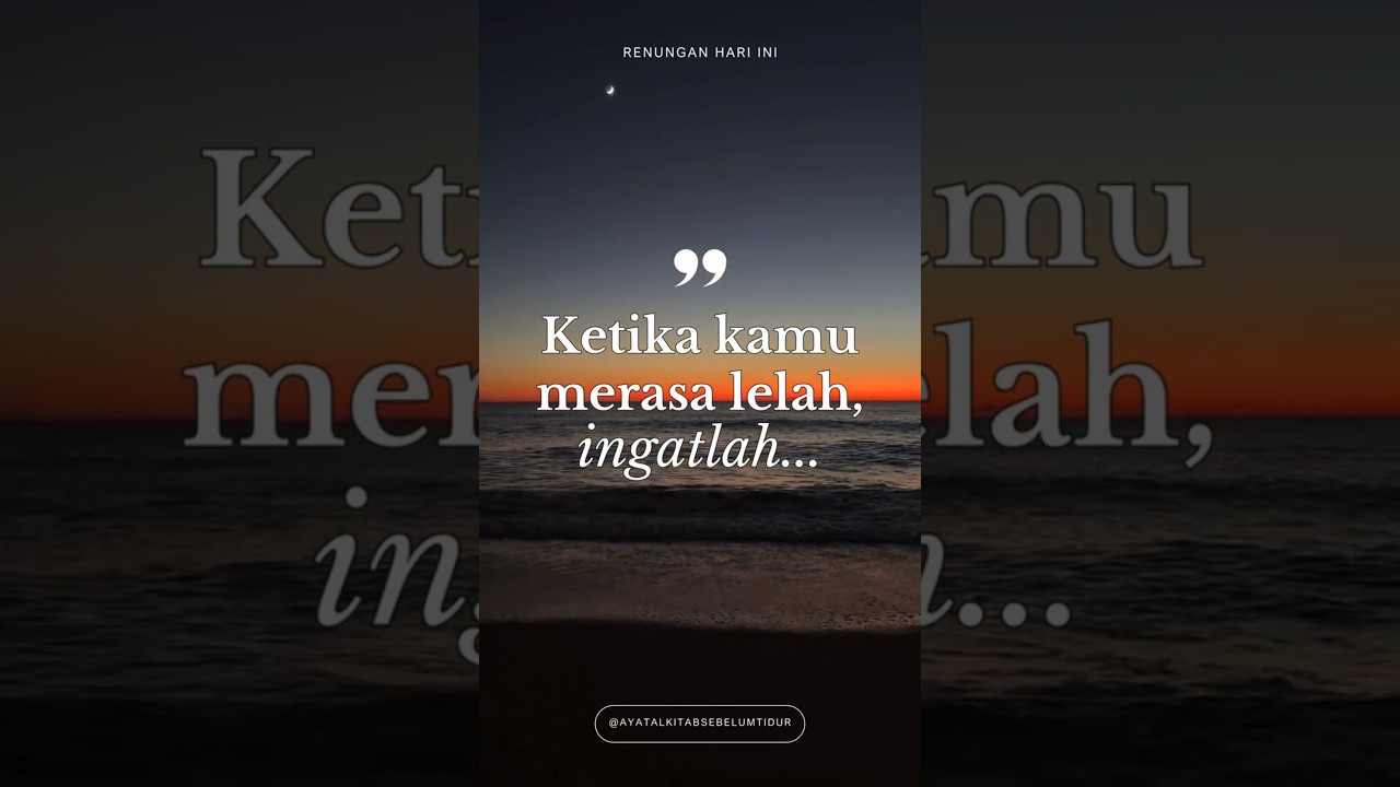 🌙 Ayat Alkitab Sebelum Tidur - Tuhan Sumber Kekuatan Sejati  #ayatalkitab #motivasirohani #doamalam