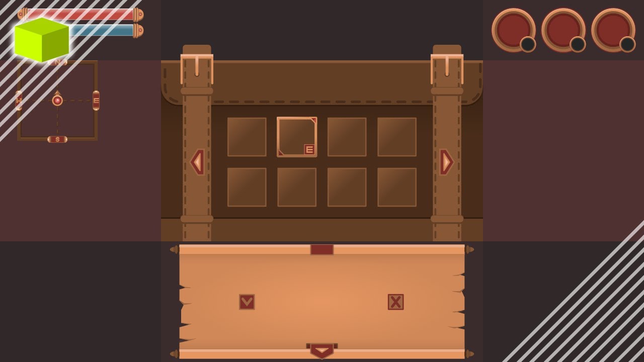 Adventure Game UI (Vector | Fantasy | Basic Elements)