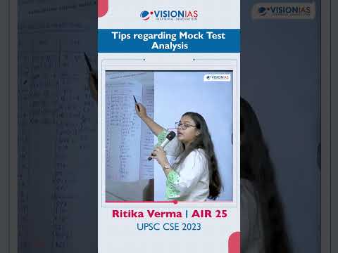 Toppers Tip 593 | Ritika Verma | AIR 25, UPSC CSE 2023 | Mock Test analysis