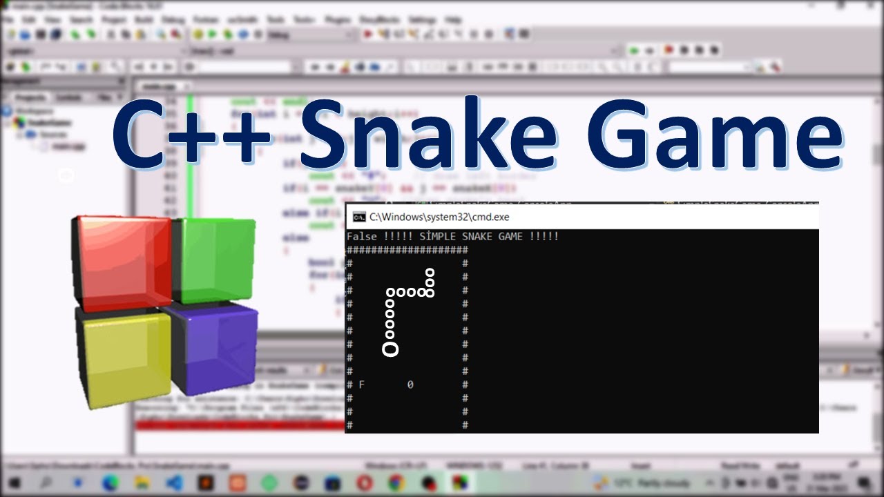 C++ Snake Game in 5 minutes