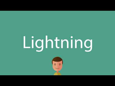 How to say Lightning