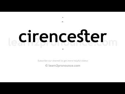 How to pronounce Cirencester | English pronunciation