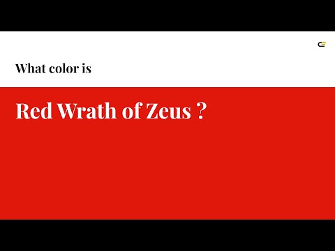 Red Wrath of Zeus color #e0180c hex color - Red color - Cool color e0180c
