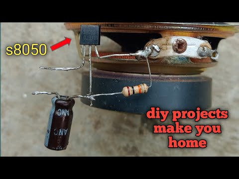 Exclusive electric project with s8050 transistor #s8050