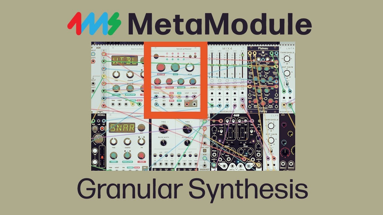 Granular synthesis patch with MetaModule!