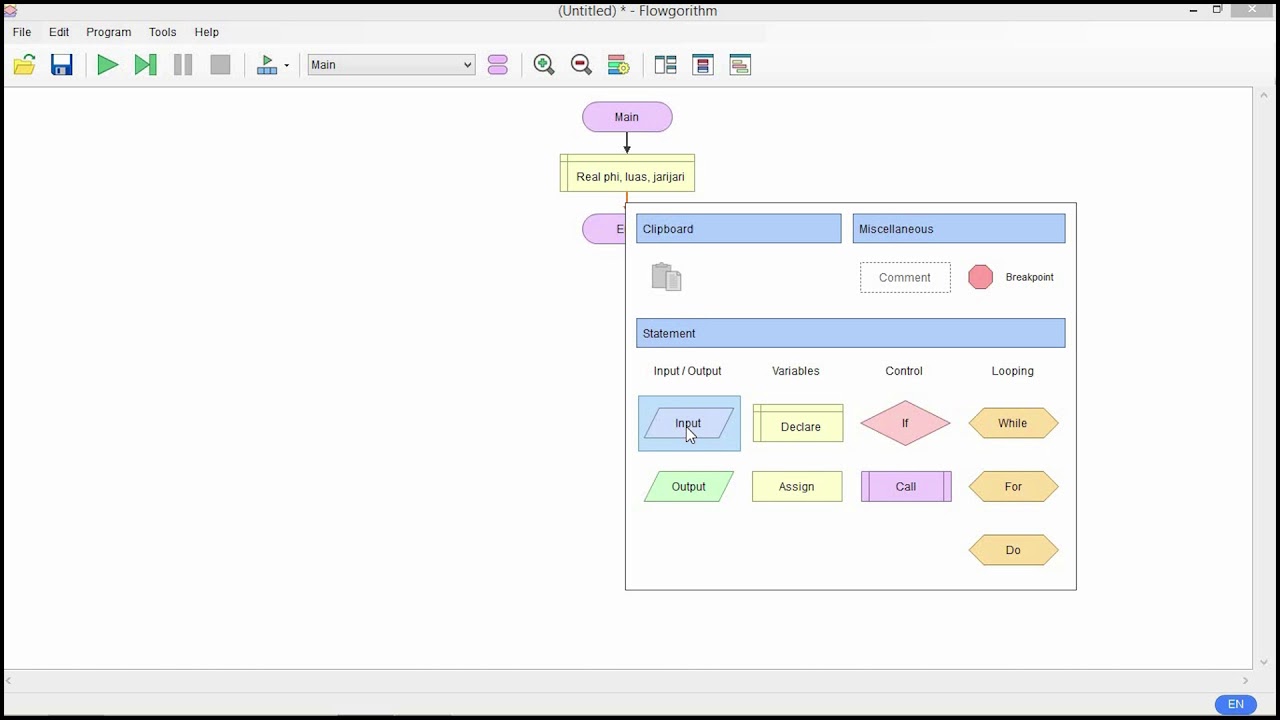 Tutorial Menggunakan Software Flowgorithm