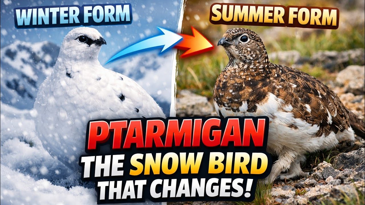 Ptarmigan The Snow Bird That Changes Color Arctic Wildlife Documentary