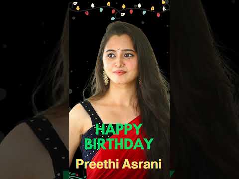 #SHORTS Preethi Asrani #happybirthday #actor