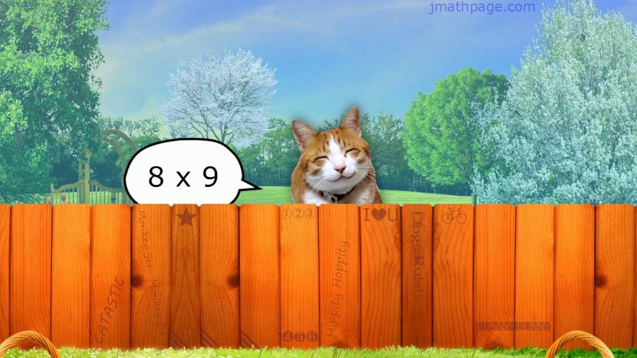 Funny Animal Multiplication the 9's - Beginning