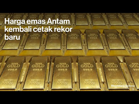 Harga emas Antam kembali cetak rekor baru