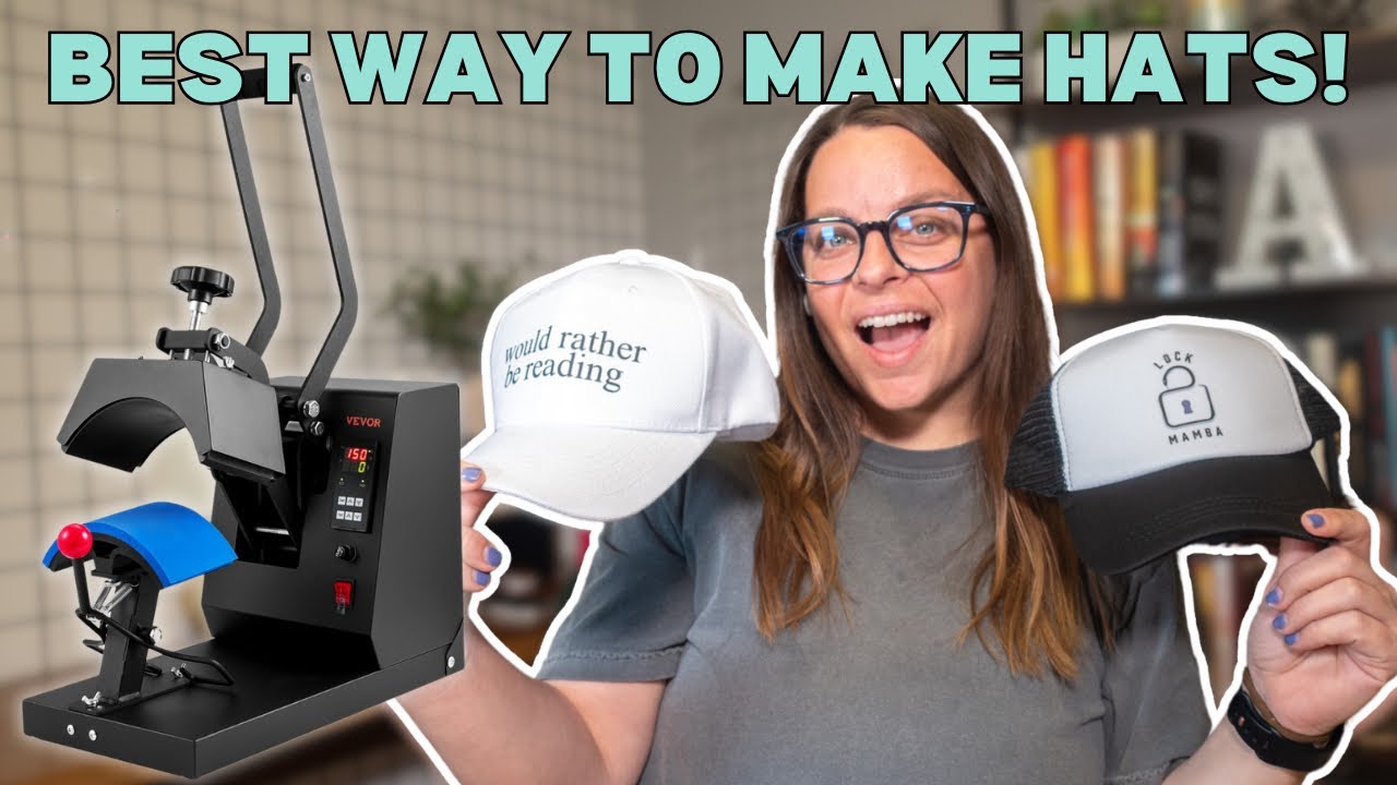 EASILY Make Custom Hats with the Vevor Hat Press!