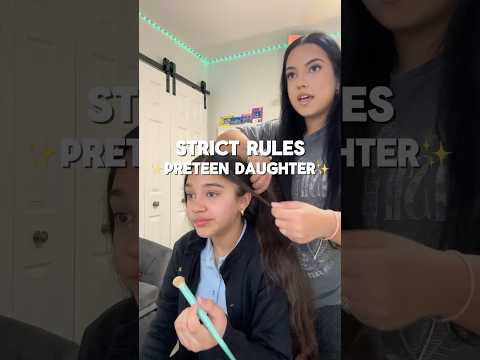 What’s your strict rule? #strictparents #momlife #mom #daughter #grwm #makeup
