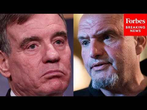 JUST IN: Mark Warner Asked If He's Seen 'Concerning' Behavior From John Fetterman Amid Reporting