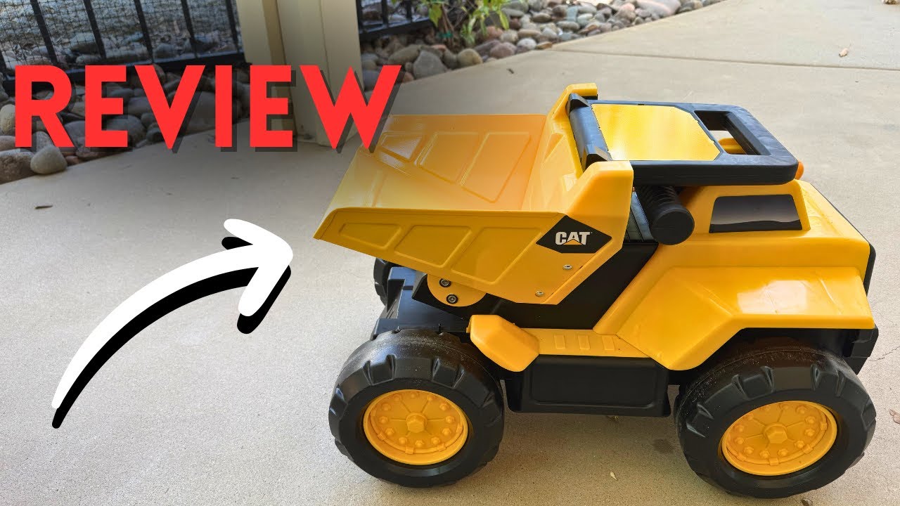 CAT Construction Toys, Play and Ride Steel Dump Truck Review