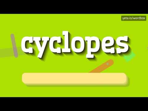 CYCLOPES - HOW TO PRONOUNCE CYCLOPES? #cyclopes