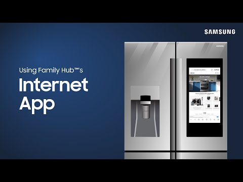 How to use the Internet app on your Family Hub refrigerator | Samsung US