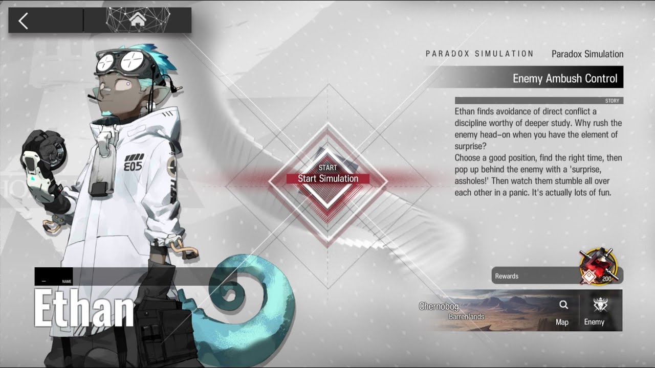 Arknights Paradox Simulation Ethan Guide