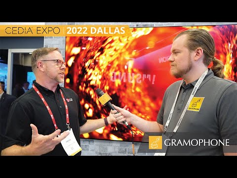 CEDIA 2022 LG amazing 97” OLED TV | Flex TV for Gaming | New HU915QB and HU170 Projectors