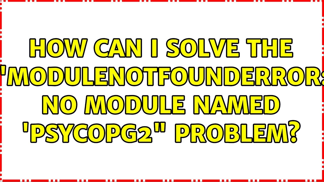 How can I solve the 