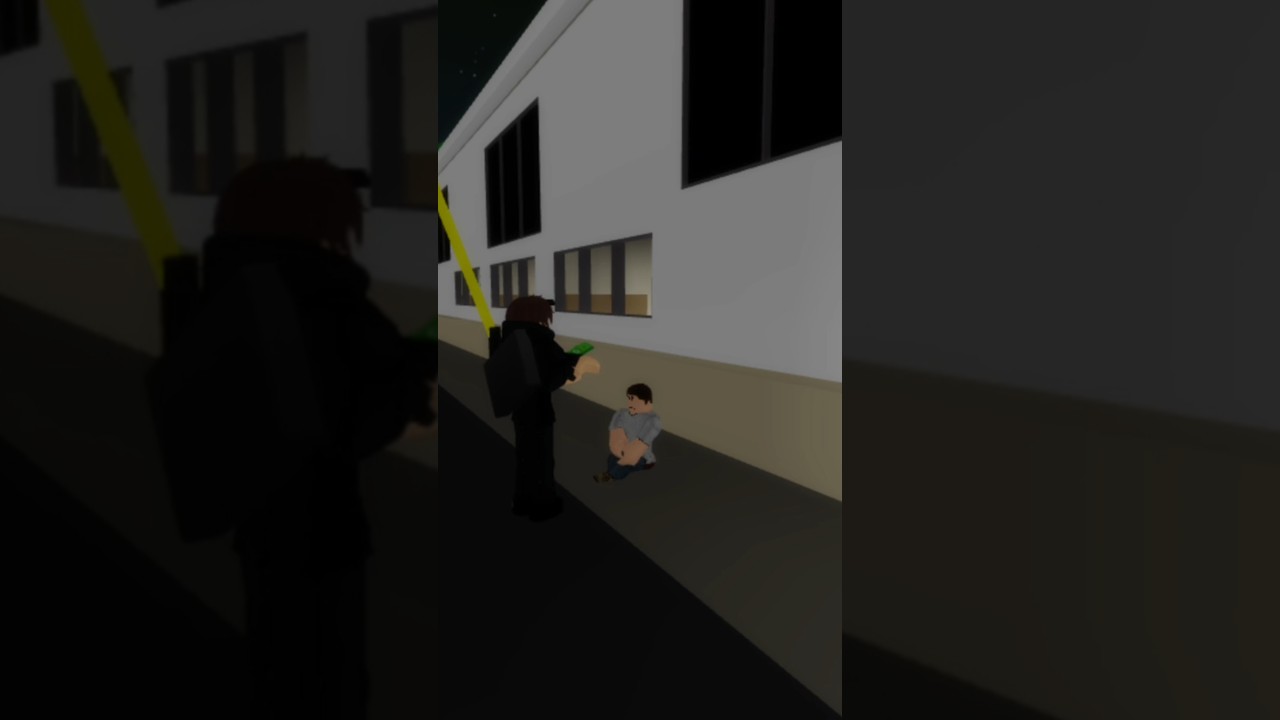 The story of a homeless man Part 1 #roblox #dramaroblox #brookhaven #fyp