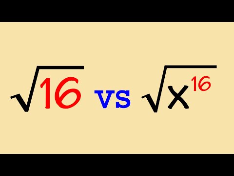 How to simplify square root and square root of a power