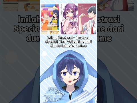 Inilah Ilustrasi - Ilustrasi Special Hari Valentine dari dunia Industri anime #anime #valentinesday