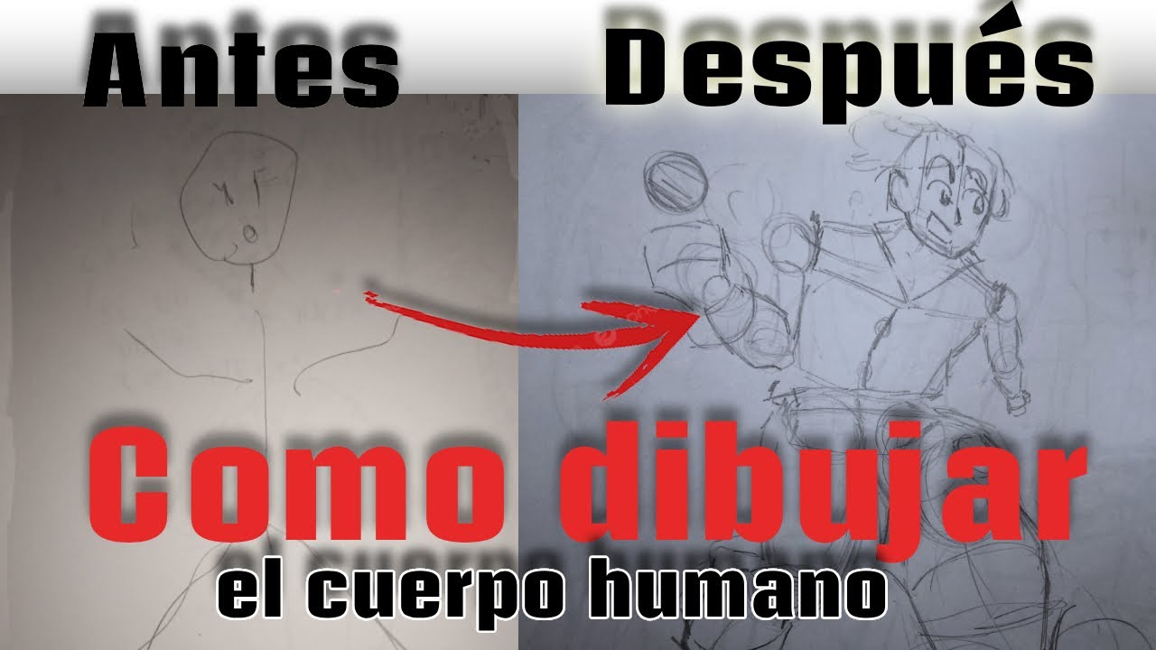 3 FORMAS de dibujar el cuerpo humano para PRINCIPIANTES!