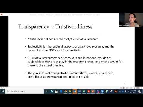 Reviewing the Role of the Qualitative Researcher: Power and Positionality - 08/30/22