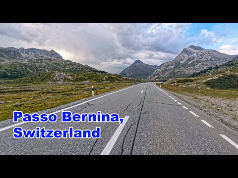 High Alpine Road: Passo Bernina, Switzerland