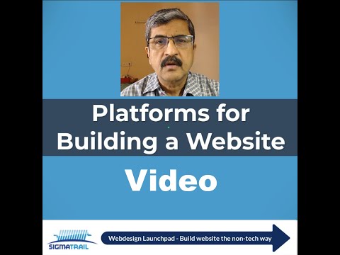 Platforms for building a website