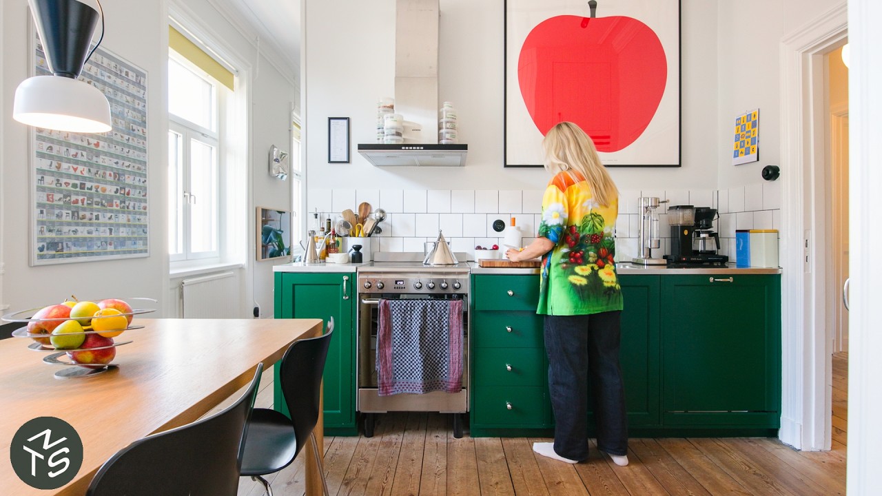 Stockholm Art Director’s Colourful, Stylish Small Apartment, 53sqm/570sqft