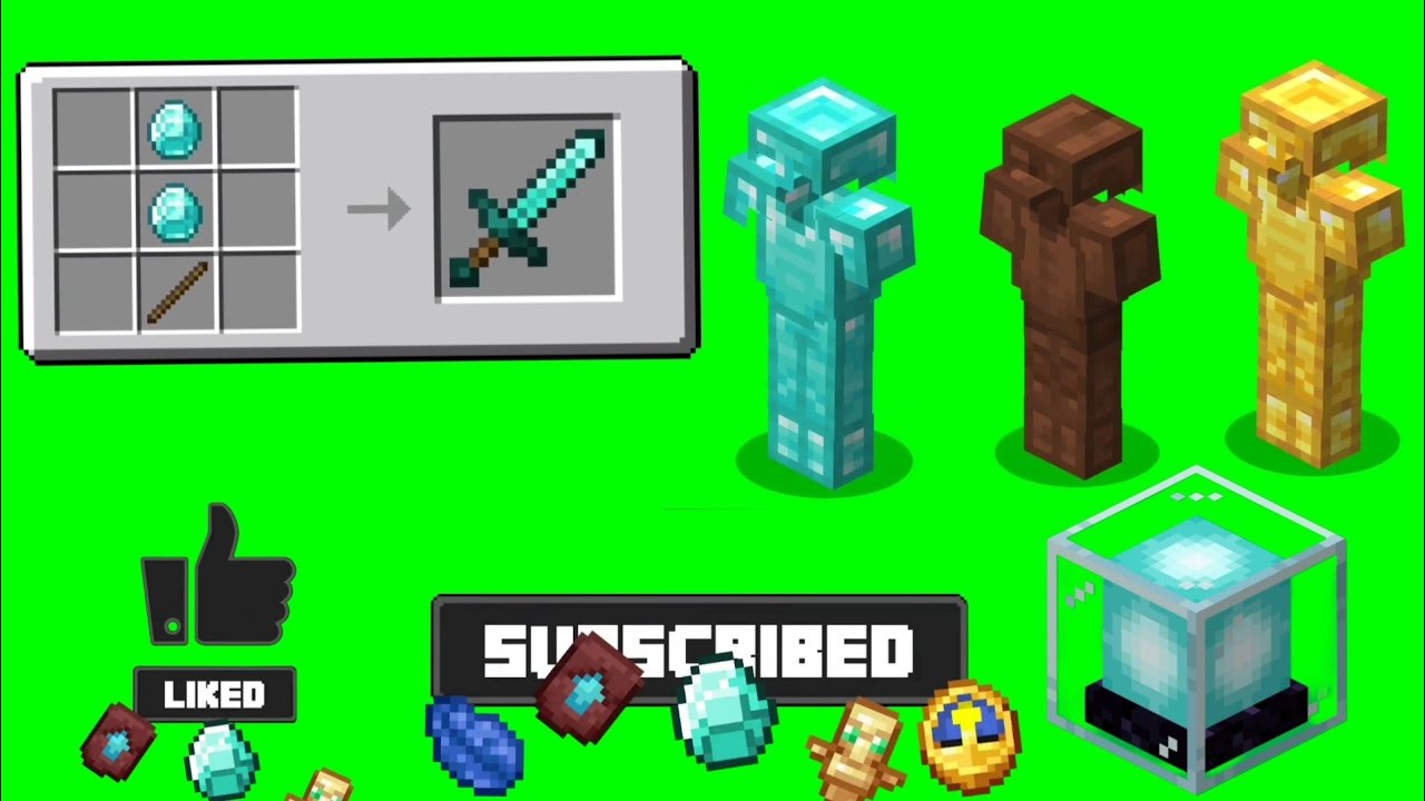 🎬 Top 5 Minecraft Green Screens | FREE Download Pack! 🎮