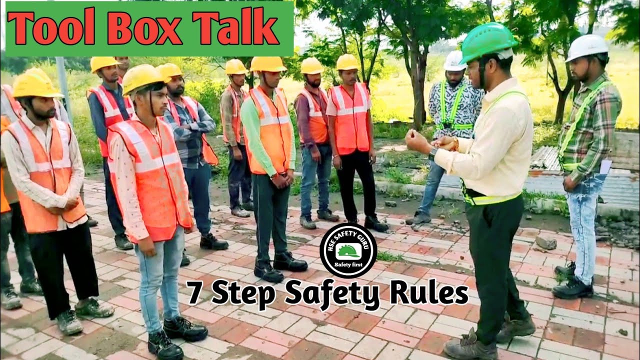 Toolbox safety training || safety rules || TBT