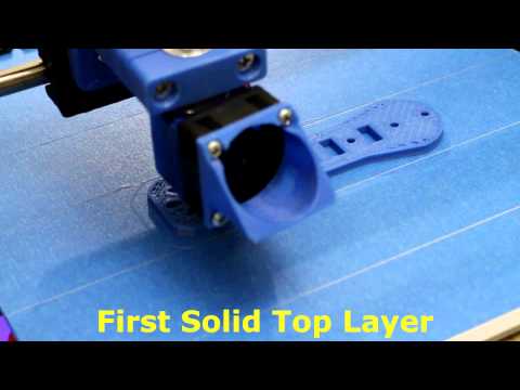Slic3r tutorial - 3D Printing result