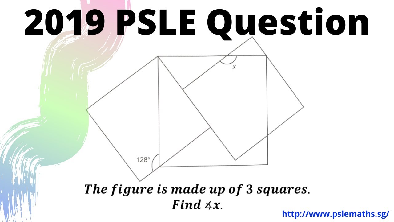 2019 PSLE Q6: Learn how to apply the Correct Angle Rules!