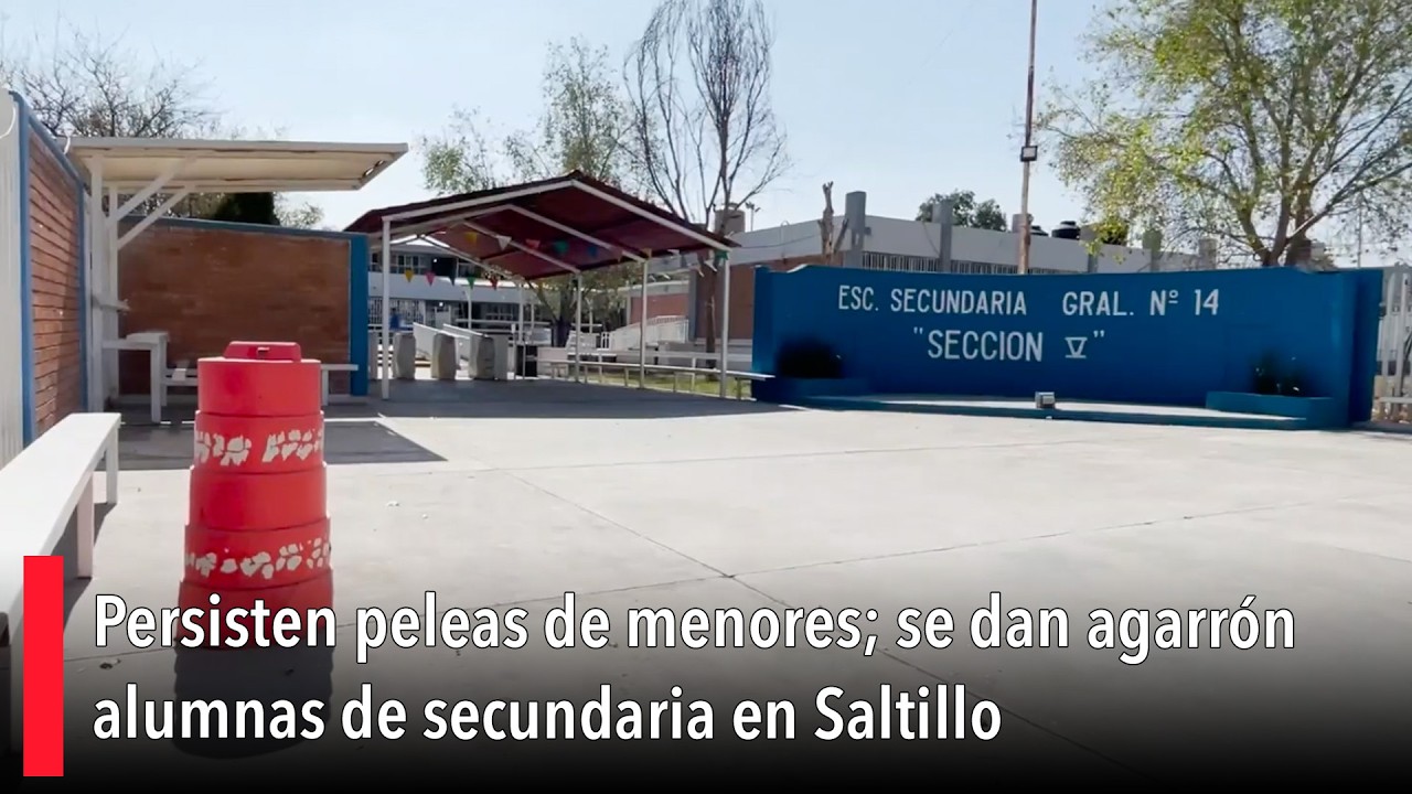Fights among minors persist; high school students get into a brawl in Saltillo