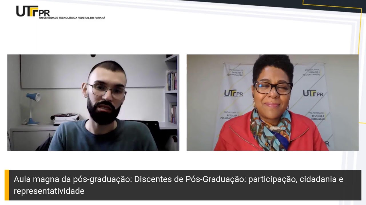 Aula magna da pós-graduação UTFPR, semestre 2023.2