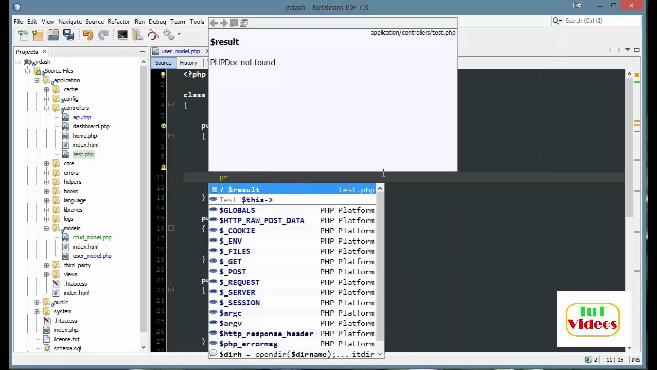 PHP codeigniter Reusable CRUD Model
