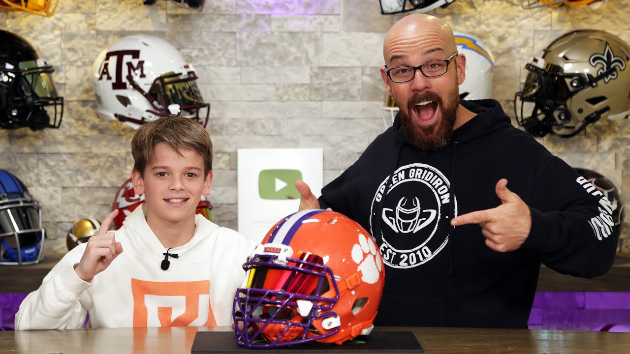 Clemson Helmet goes PURPLE for 2023 - Graham's Creation!