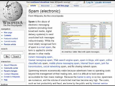 What is spam and how do you deal with it?