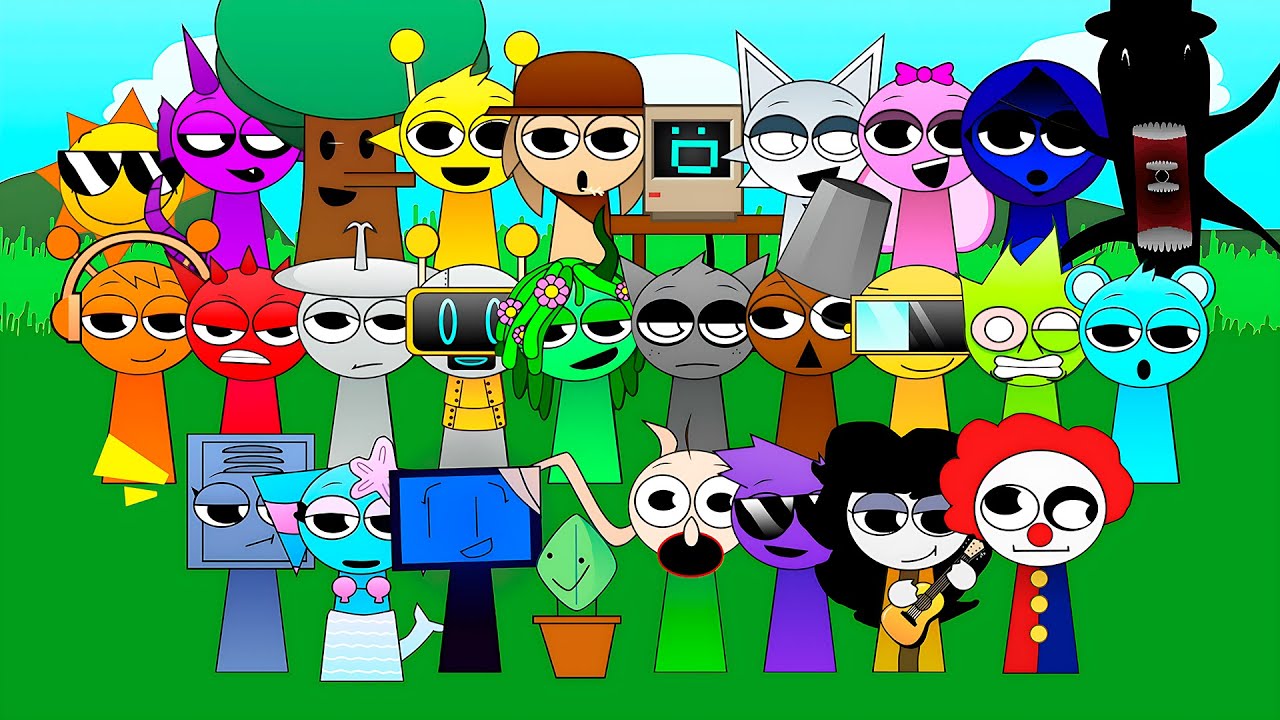 Incredibox Scrunkly Revamped But ALL Characters Together (New Mod)