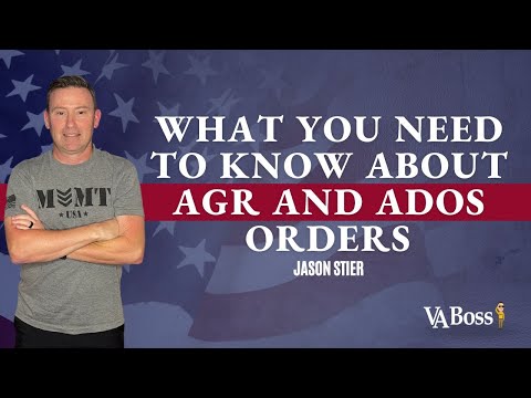 What You Need to Know About AGR and ADOS Orders?